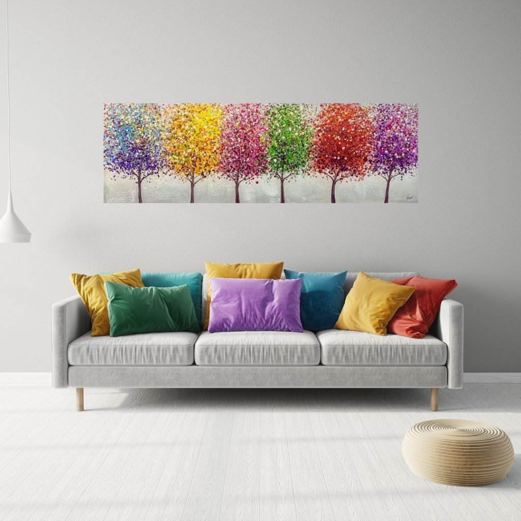 Rainbow Trees - Camden Art