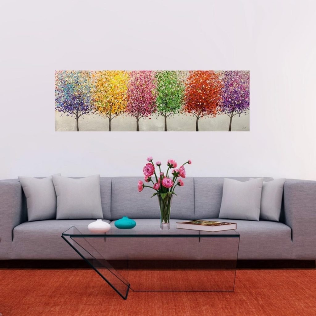 Rainbow Trees - Camden Art